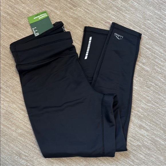 L.L. Bean | Pants & Jumpsuits | Ll Bean Black Winter Fleece Leggings ...